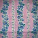 1/2 Yd Vintage Floral Stripe Print Cotton Fabric - Etsy