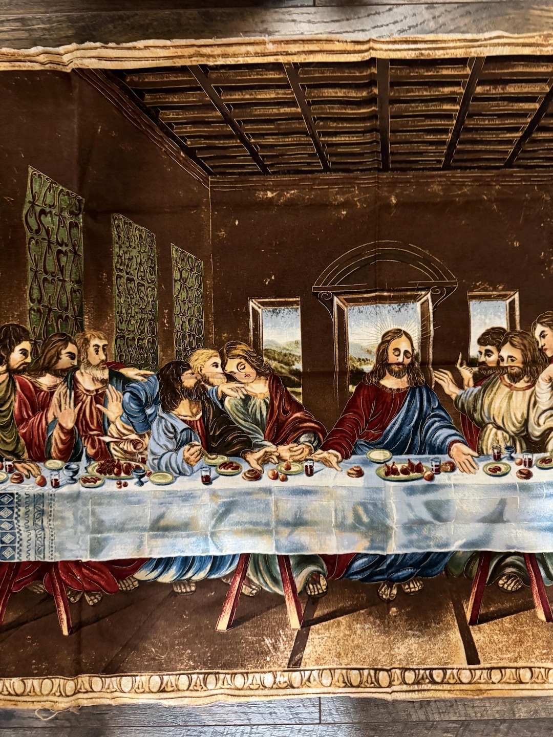 Inner Faith the Last Supper Fabric Panel for Robert Kaufman Cotton ...