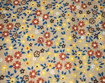 1/2 Yd Vintage Small Heart Calico Print Cotton Fabric - Etsy