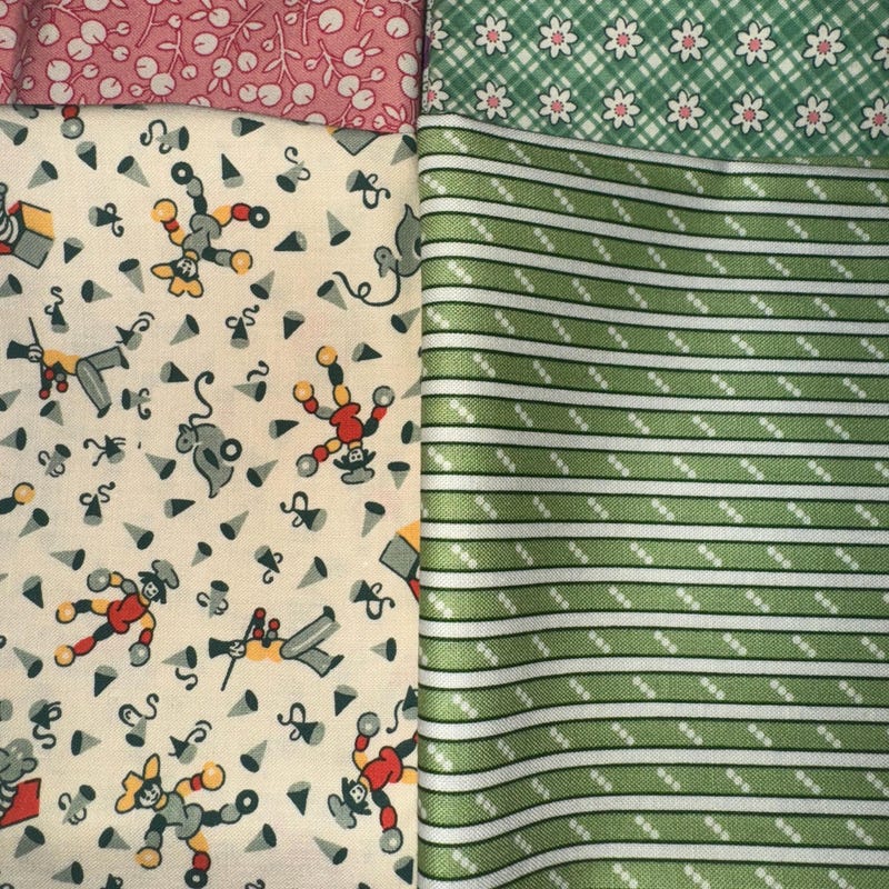 Vintage Cotton Fabric 30s - Etsy