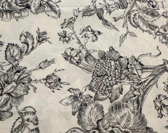 17” Vintage 1800’s Reproduction Print Cotton Fabric by Baum Textiles - Etsy