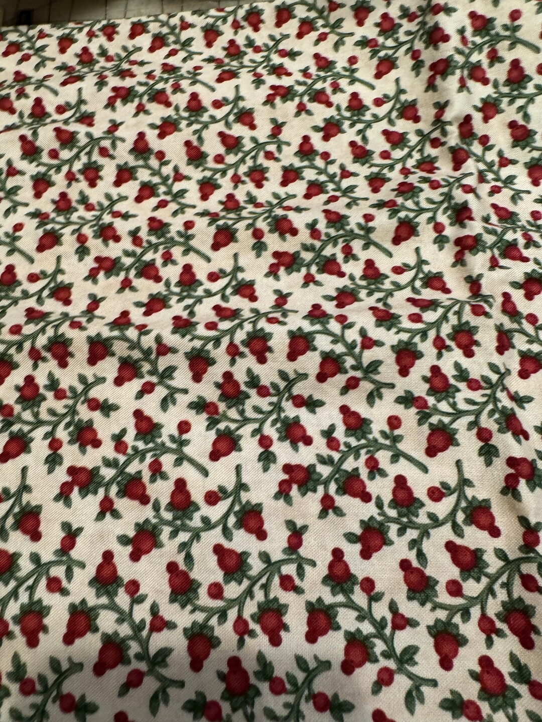 17” Folk Art Christmas by Robyn Pandolph Floral Print Cotton Fabric for ...