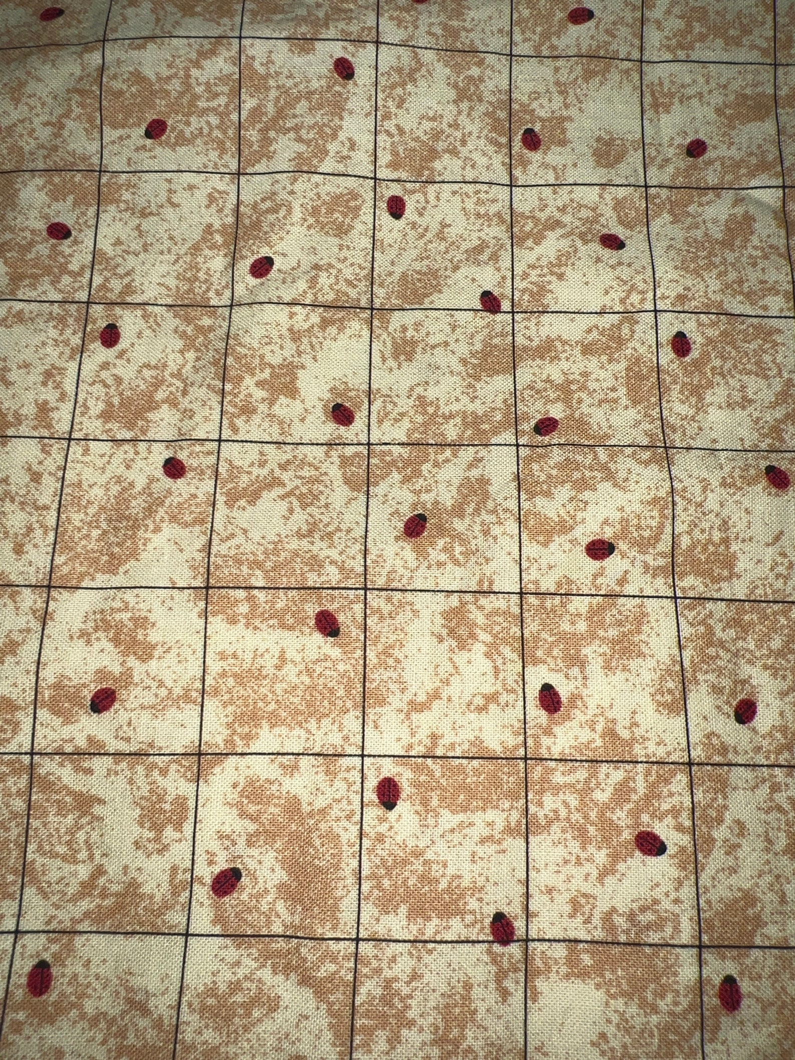 1/2 Yd Vintage Debbie Mumm Ladybug Print Cotton Fabric for SSI - Etsy