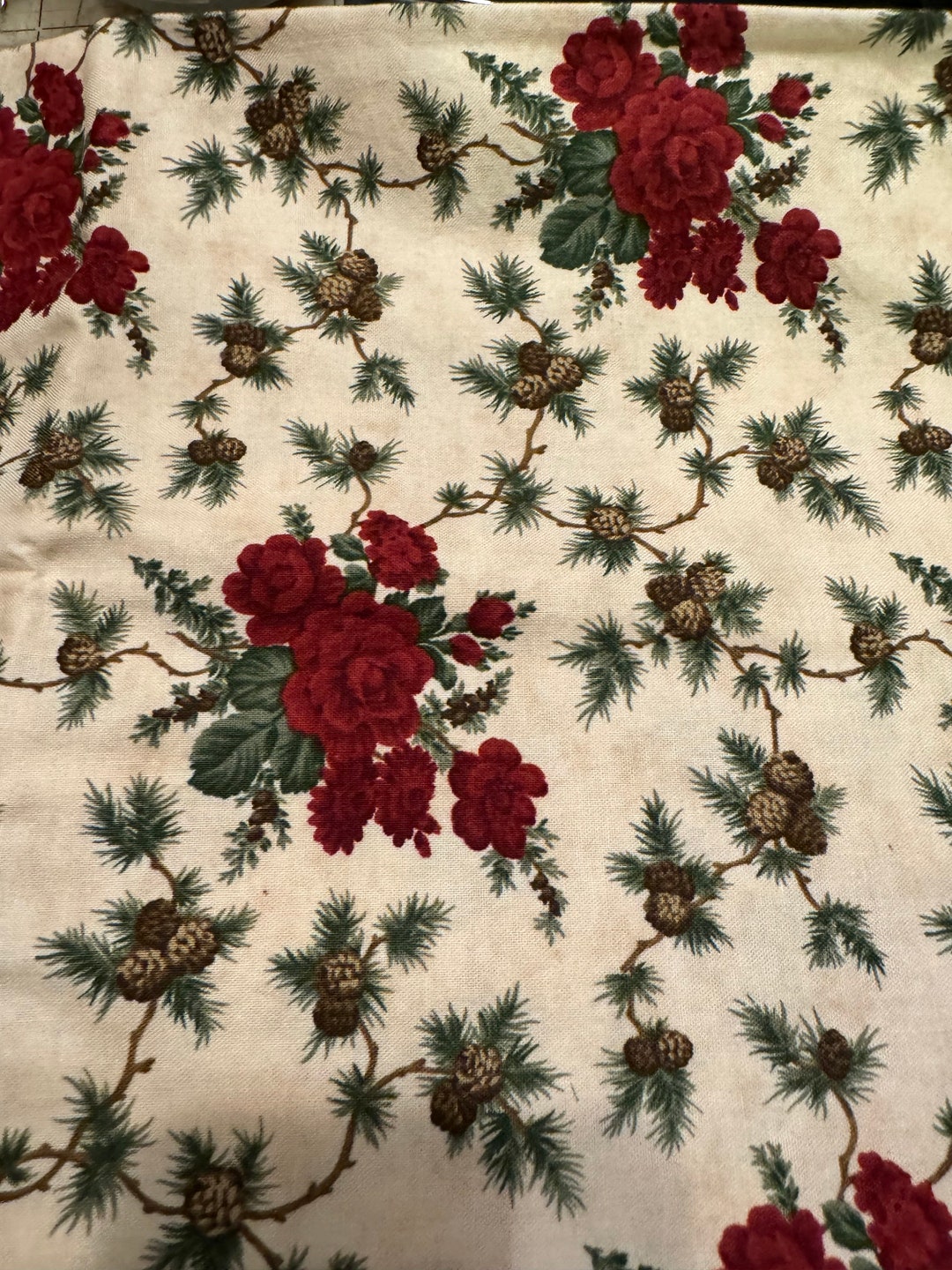 17 Folk Art Christmas by Robyn Pandolph Floral Print Cotton Fabric for ...
