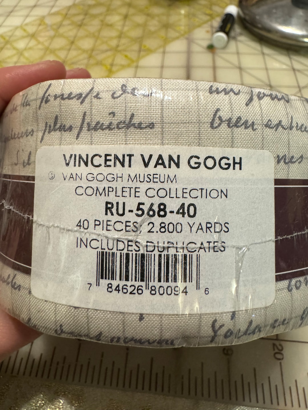 Jelly Roll Vincent Van Gogh Museum Prints by Robert Kaufman Fabric - Etsy