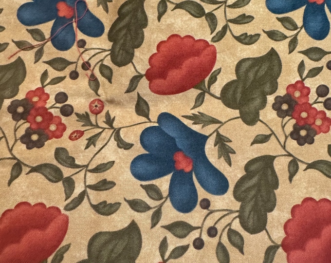 17” “happy Hollow” Floral Print by Sandy Gervais for Moda Cotton Fabric ...