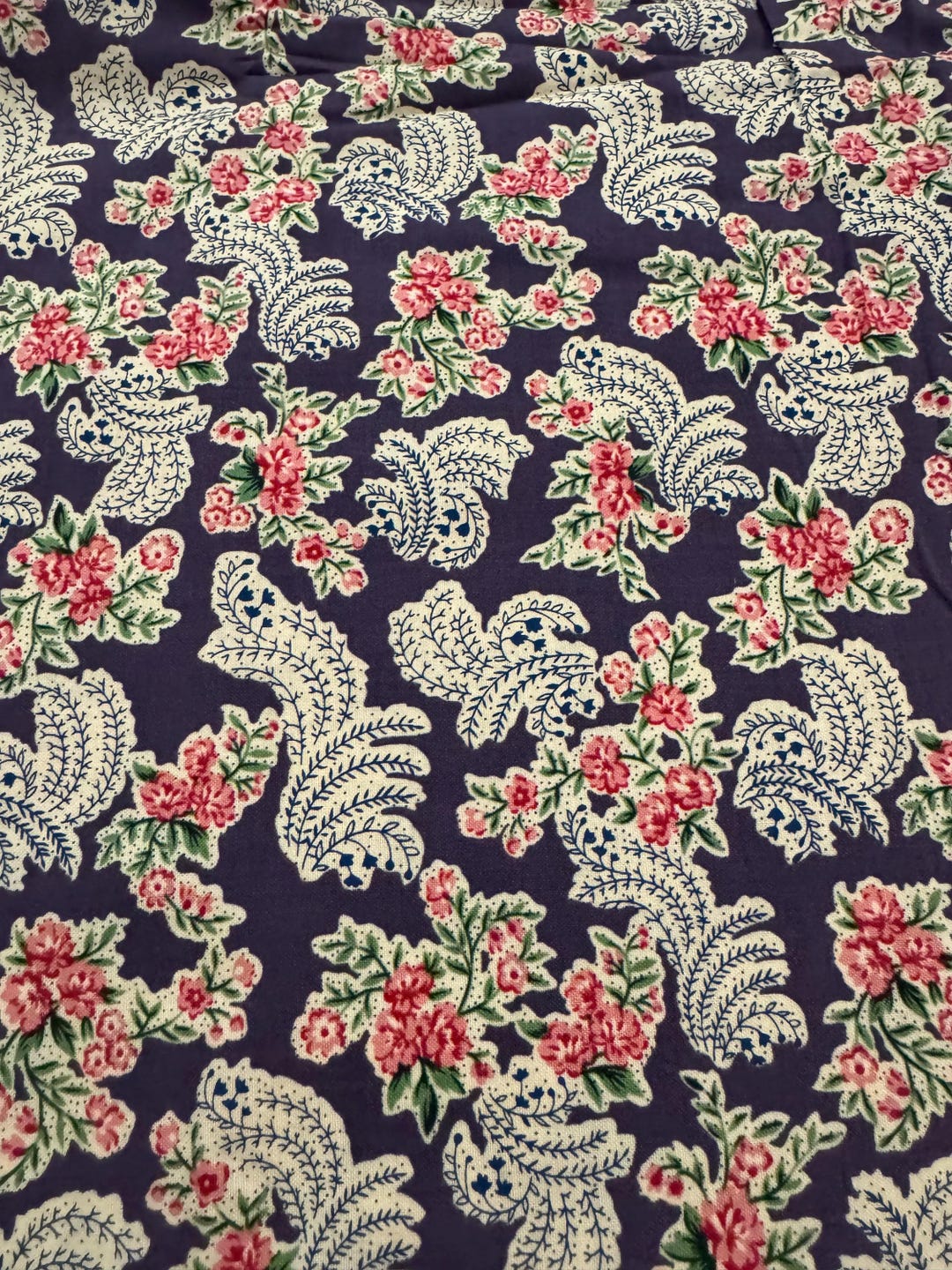 1/2 Yd Vintage 1800s Reproduction Print Cotton Fabric by Henry Glass - Etsy