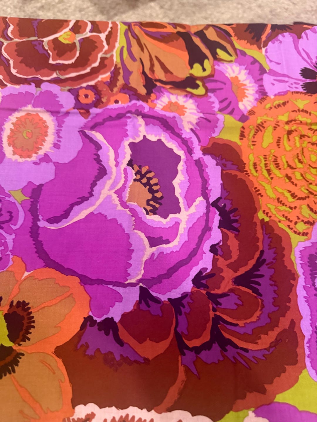 1/2 Yd Kaffe Fassett “bekah” Cotton Fabric for Rowan Fabrics Original ...
