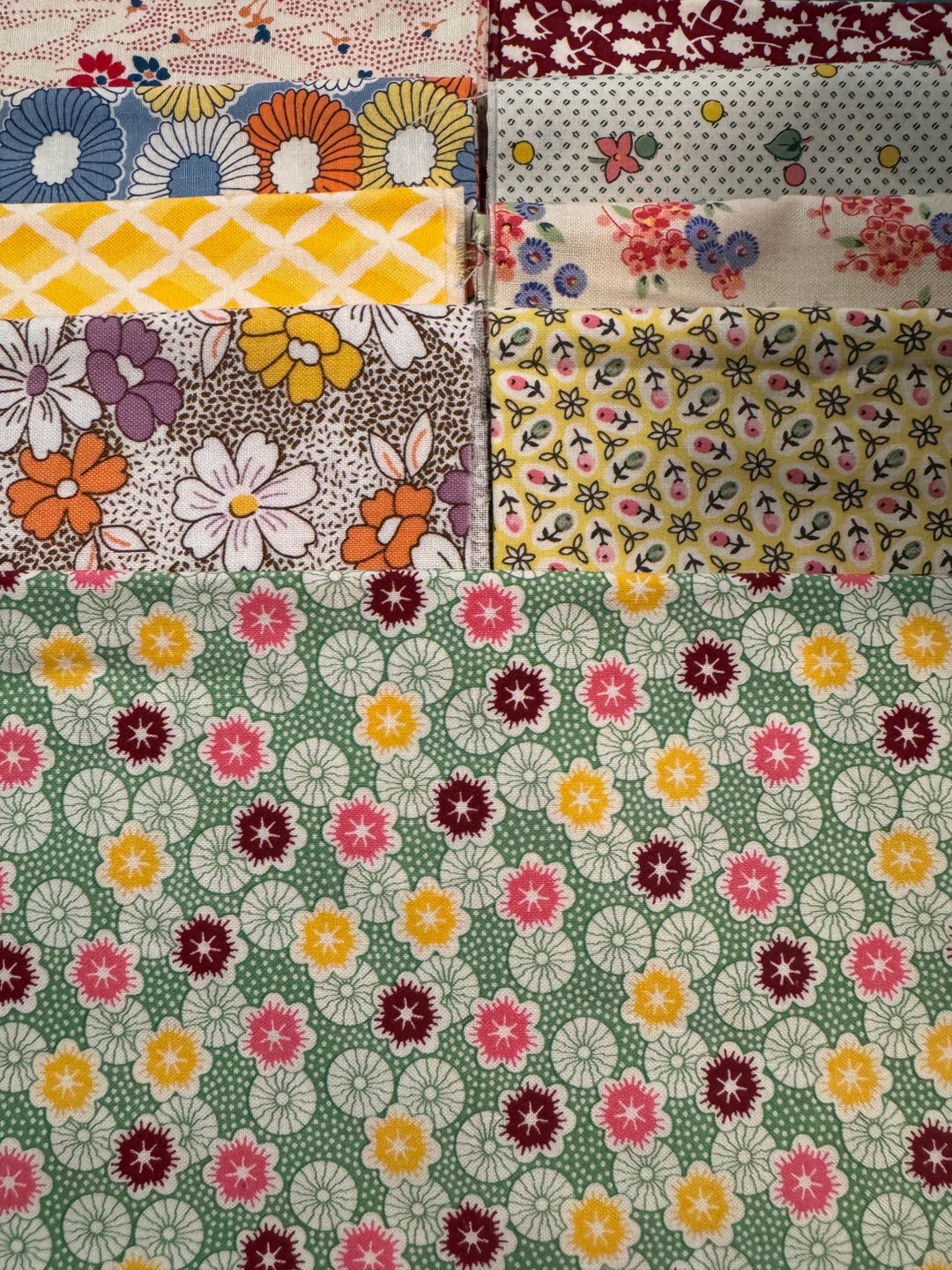 Fat Quarter 30’s Reproduction Print Cotton Fabric - Etsy