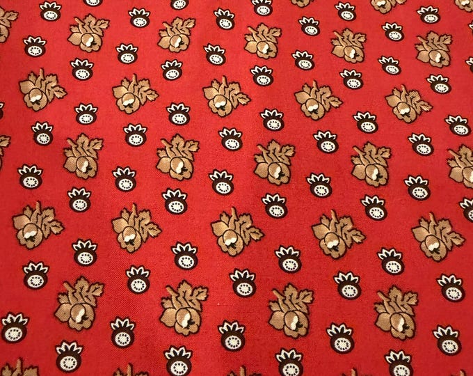 1/2 Yd Vintage 1800’s Reproduction Print Cotton Fabric by Baum Textiles ...