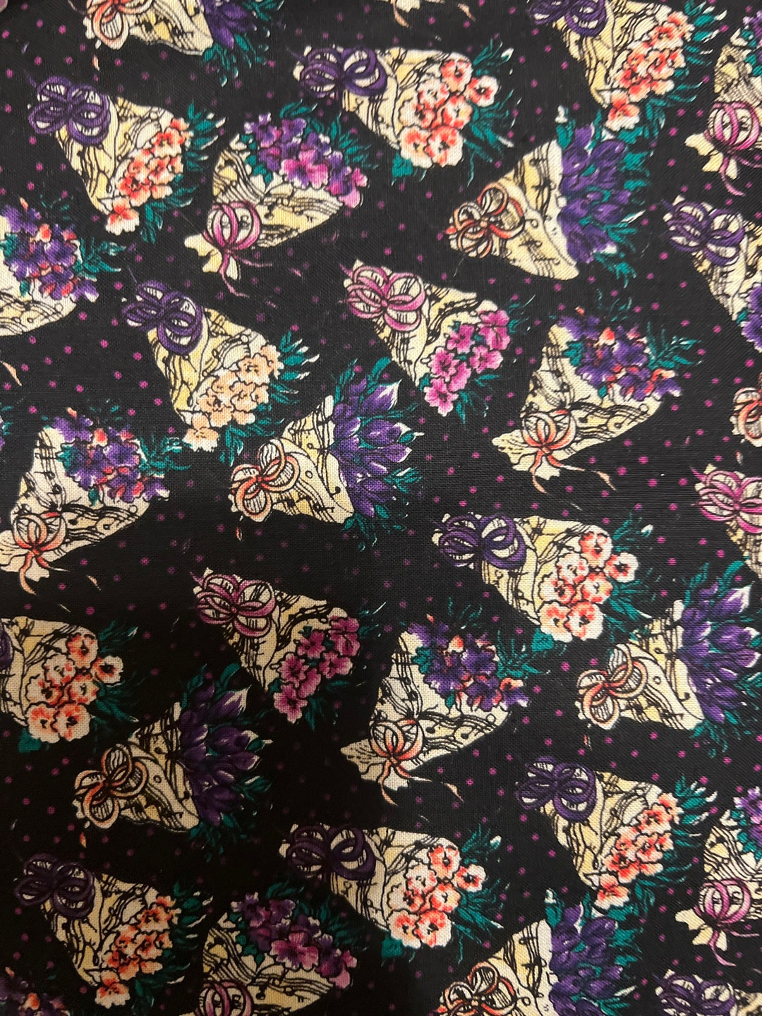 1/2 Yd the Sheryl Roy Collection Floral Bouquet Cotton Fabric for SSI ...