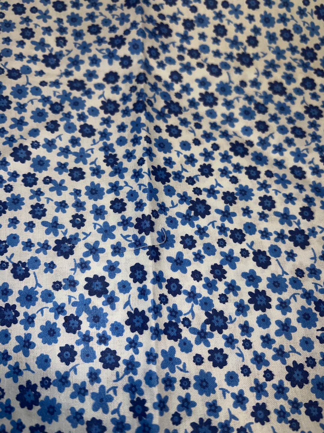 1/2 Yd Vintage Small Floral Calico Print Cotton Blend Fabric - Etsy