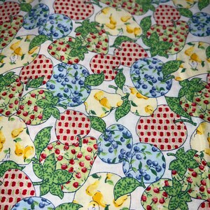 1/2 Yd All Over Fruit Print Cotton Fabric by Artistic Expressions - Etsy