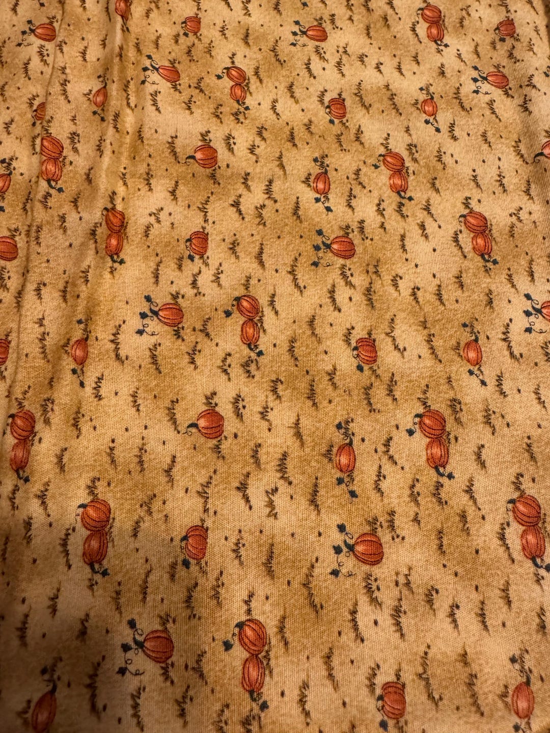 10” “pumpkin Ridge ” Fall Autumn Print by Deb Strain for Moda Cotton ...