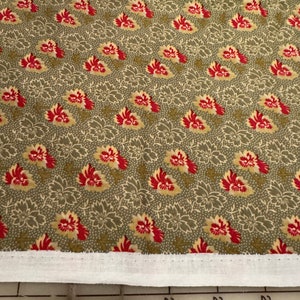 17” Vintage 1800’s Reproduction Print Cotton Fabric by Baum Textiles - Etsy