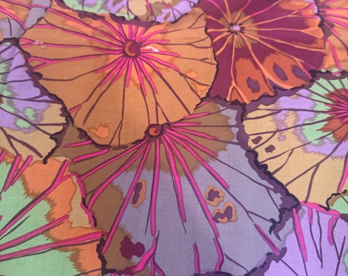 1/2 Yd Kaffe Fassett “lotus Leaf” Cotton Fabric for Rowan Fabrics ...