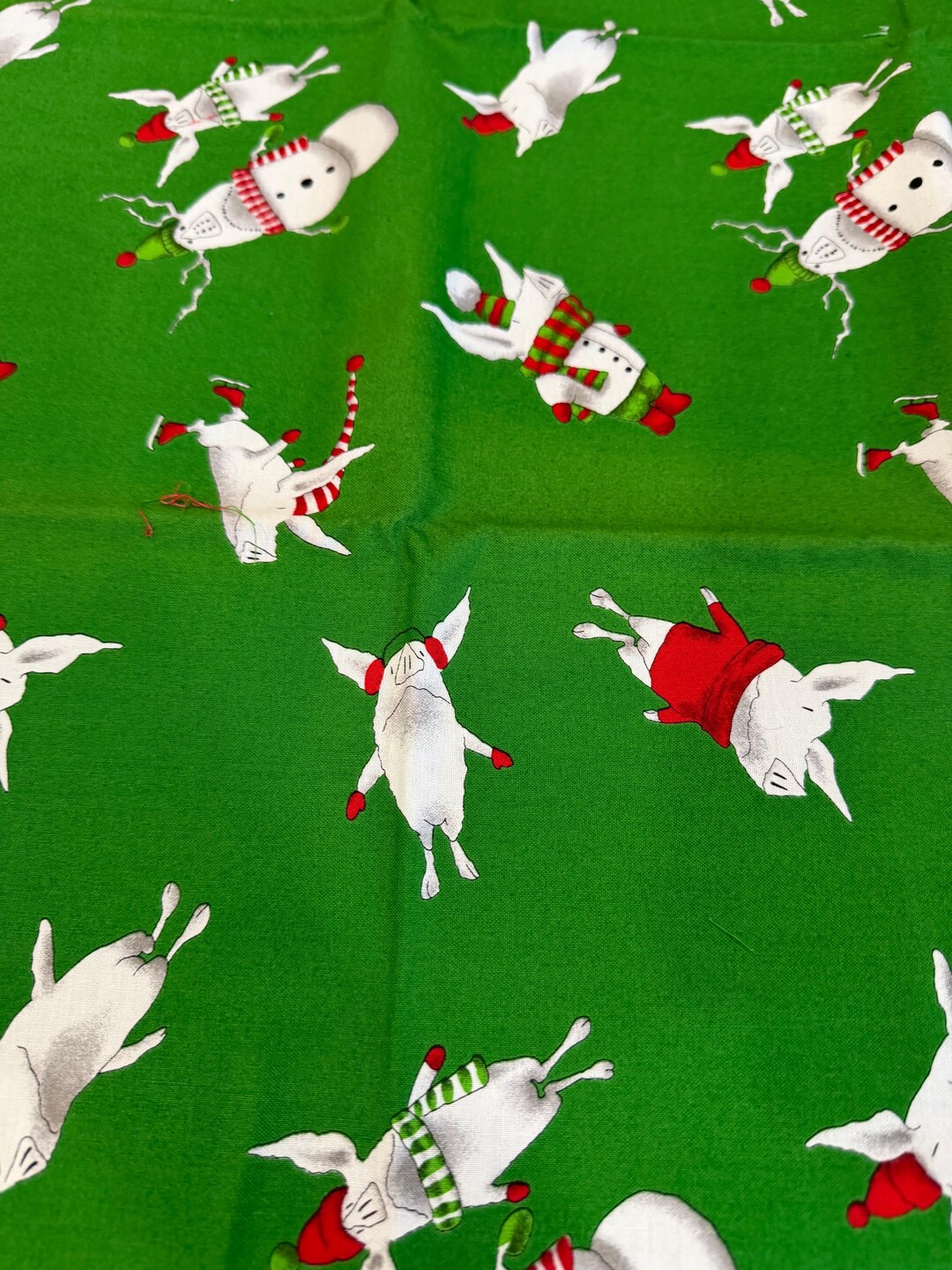 Fat Quarter Vintage Olivia the Pig Christmas Print by Ian Falconer for ...