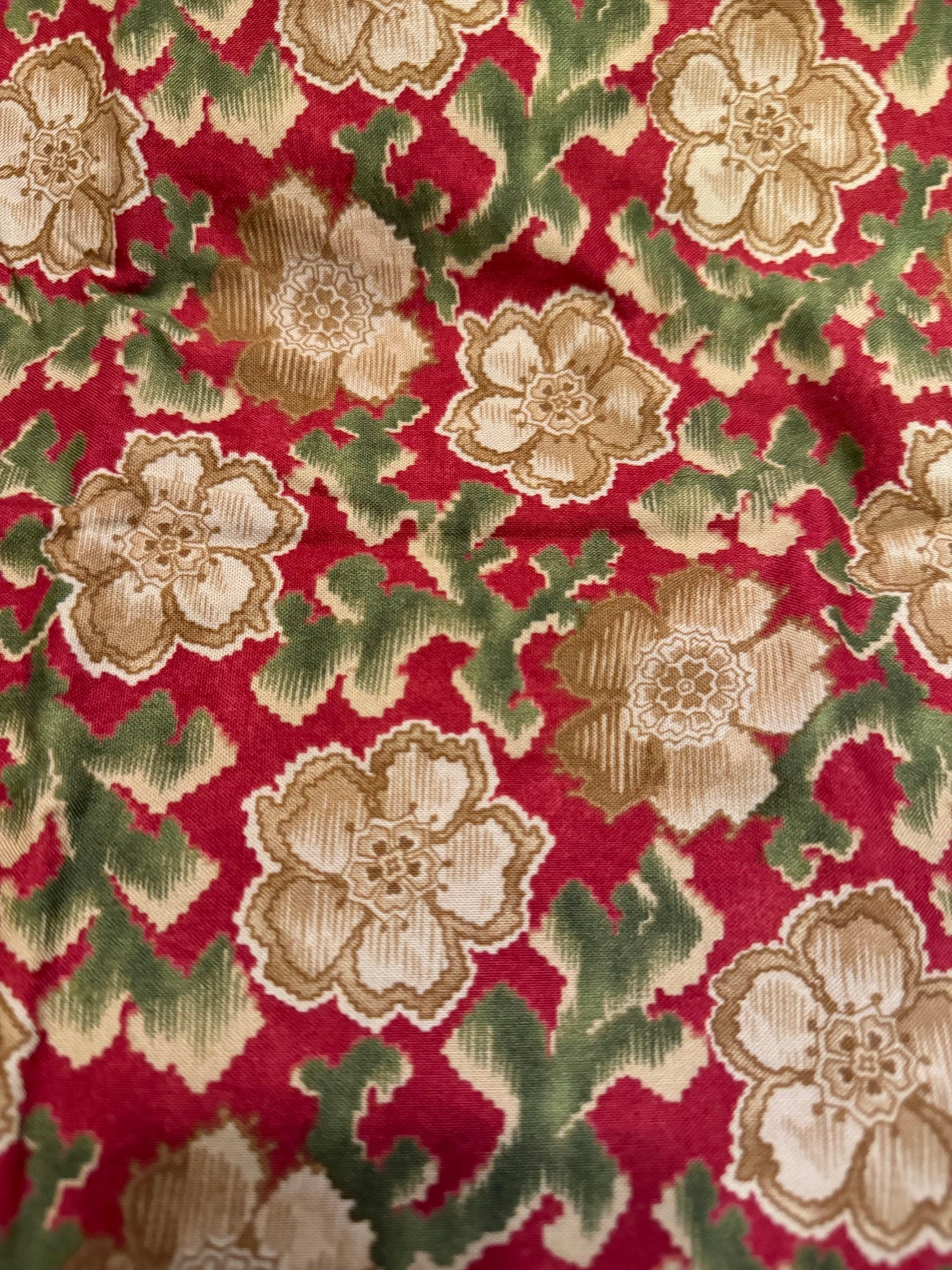 17 Folk Art Christmas by Robyn Pandolph Floral Print Cotton Fabric for ...