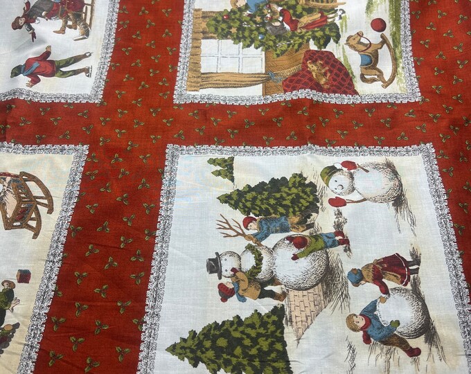 A Dickens Christmas Retro Kids Panel by Sentimental Studios for Moda ...