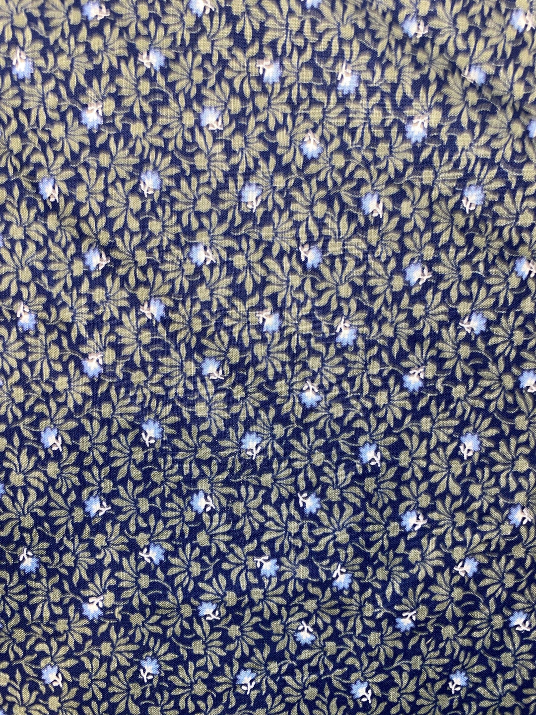 1/2 Yd Vintage Allover Small Floral Print Cotton Fabric by Springs ...