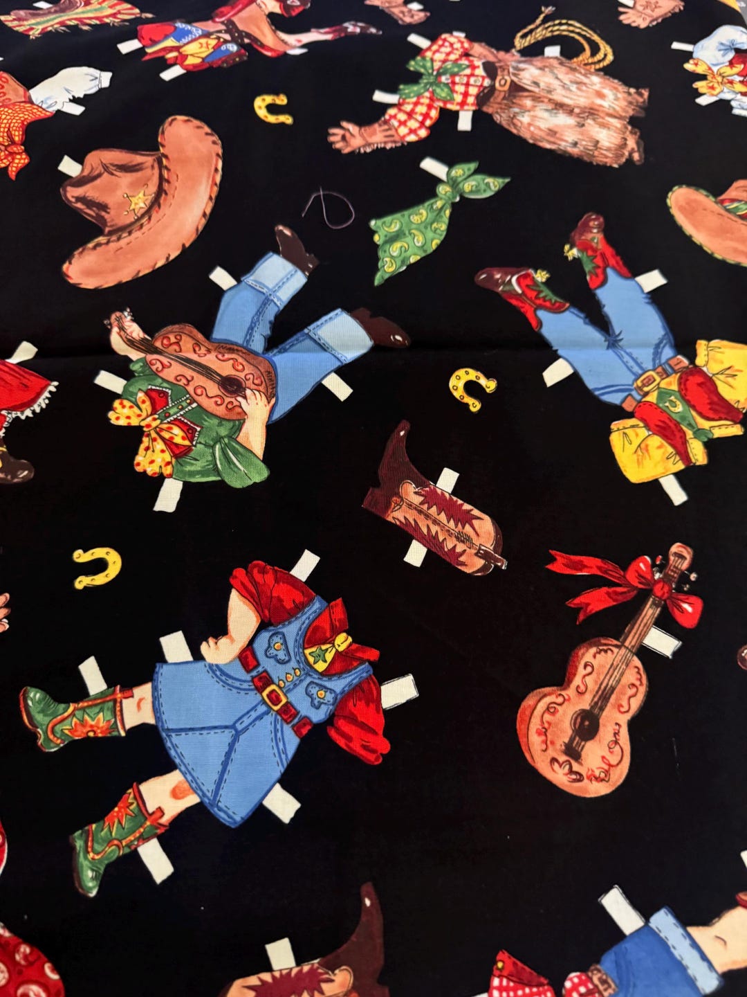 1/2 Yd Paper Doll Cowboy” by Whistler Studio for Windham Fabrics - Etsy