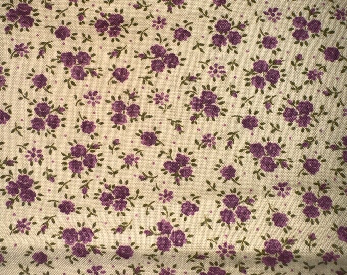 1/2 Yd Vintage Small Floral Calico Print Cotton Fabric - Etsy