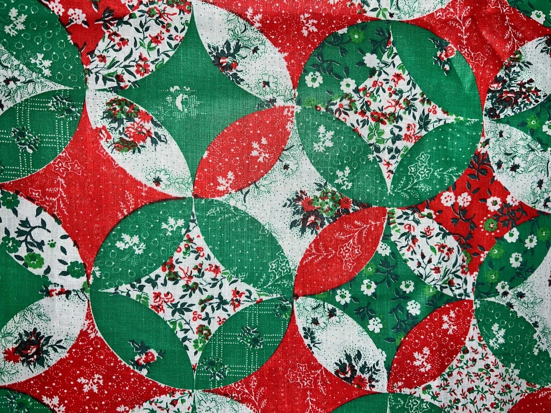 1/2 Yd Vintage 1970’s Cheater Print Cotton Fabric - Etsy
