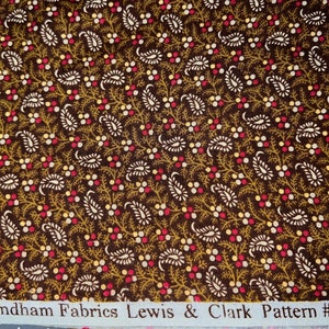 1/2 Yd Lewis and Clark 1800s Reproduction Fabric Print by Windham Fabrics - Etsy