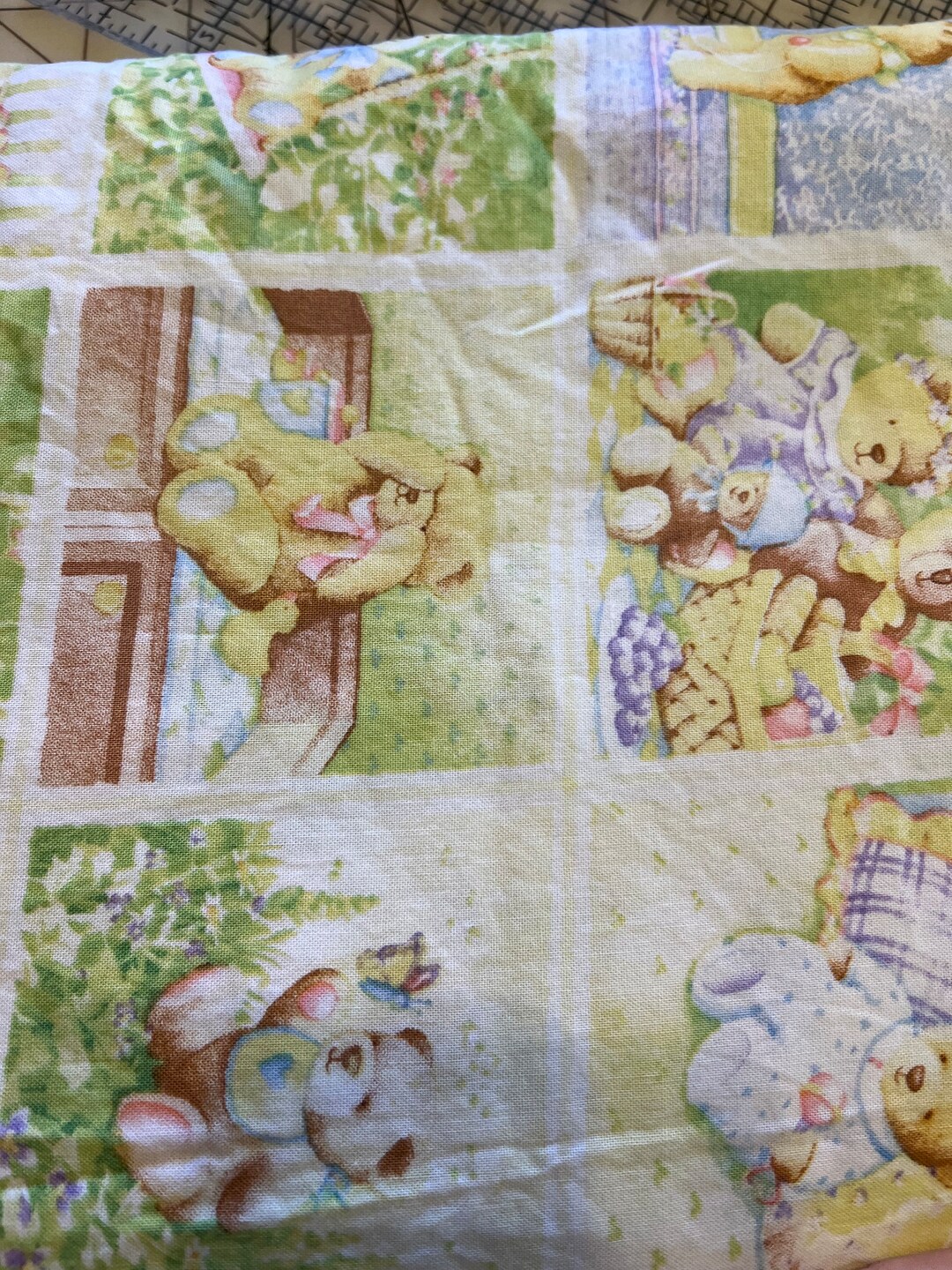 1/2 Yd Allover Teddy Bear Print Cotton Fabric by Cathyloo - Etsy