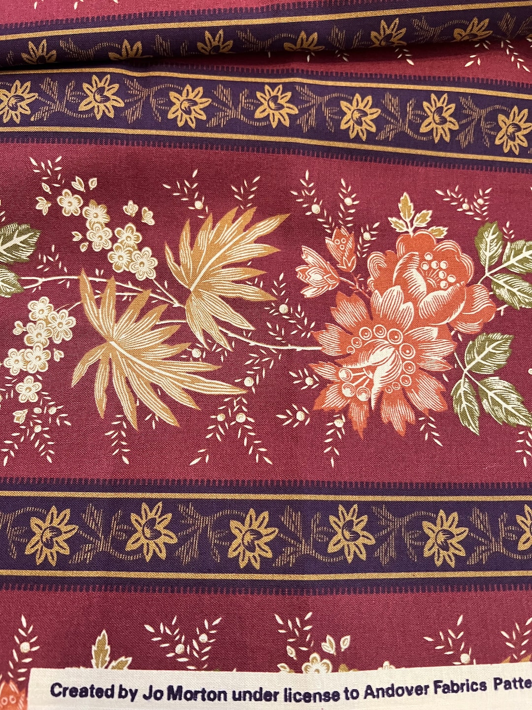 1/2 Yd 1800’s Reproduction Fabric Print by Jo Morton for Andover ...