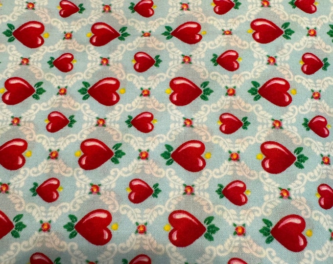 FAT QUARTER HTF Mary Engelbreit Heart Print Cotton Quilt Fabric - Etsy