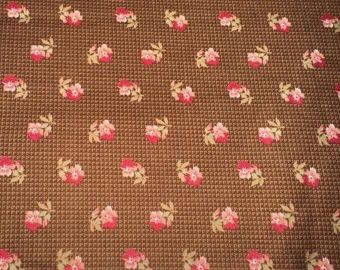 17” Greystone 1800’s Reproduction Fabric Print Cotton Fabric by Paula ...