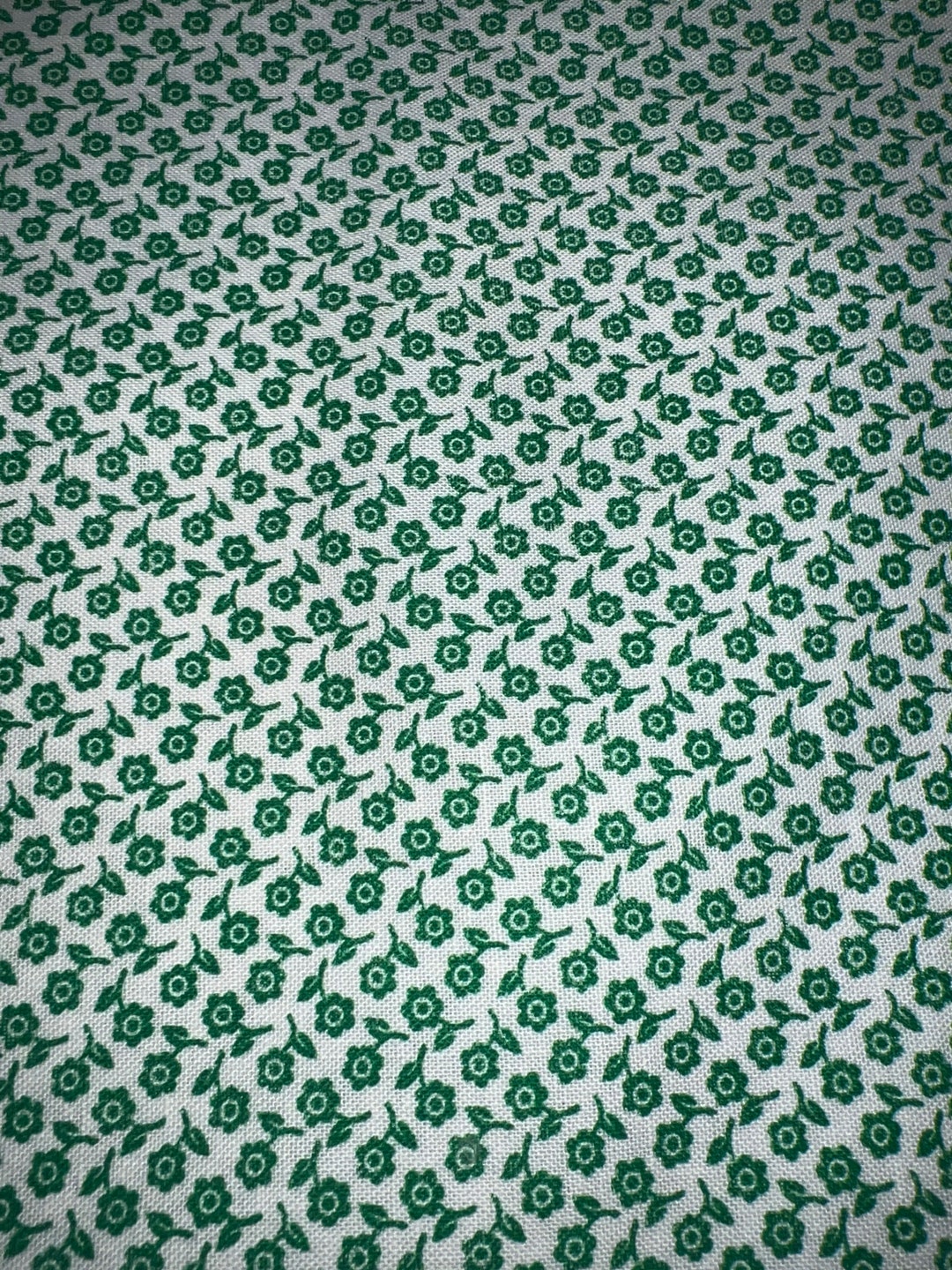1/2 Yd Vintage Small Floral Calico Print Cotton Blend Fabric - Etsy