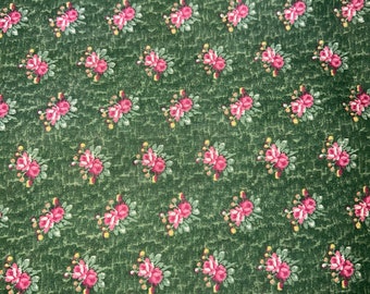 1/2 Yd Vintage Allover Small Floral Calico Print Cotton Fabric by VIP Cranston - Etsy