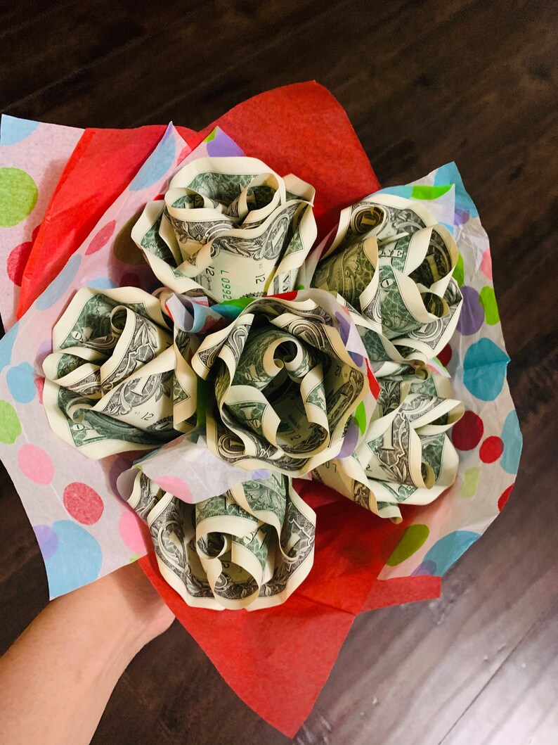 Money Rose Bouquet | Etsy