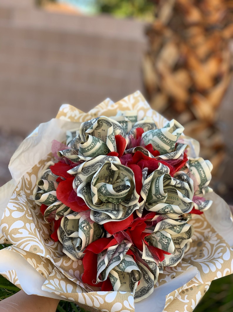 Money Rose Bouquet | Etsy