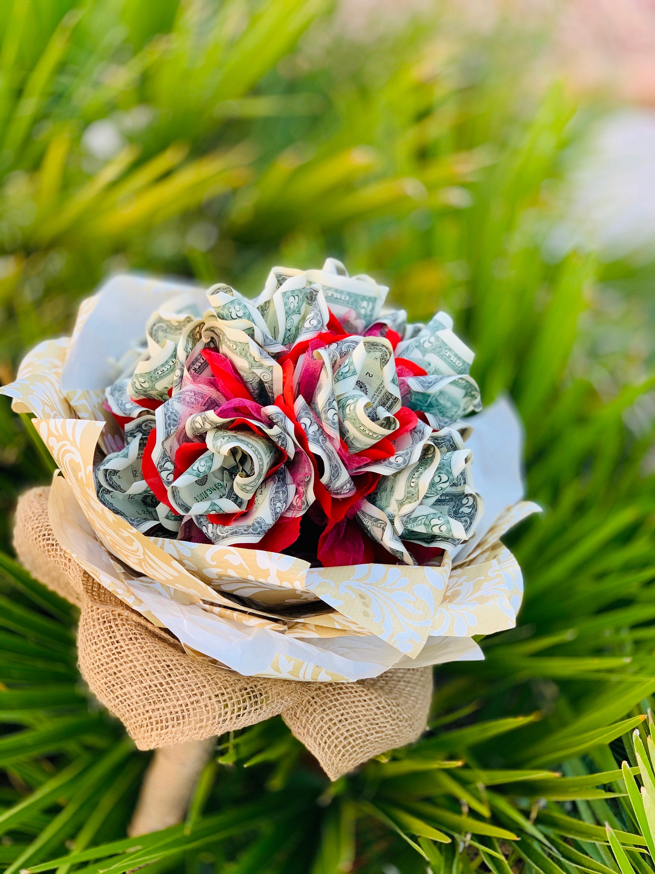 Money Rose Bouquet | Etsy