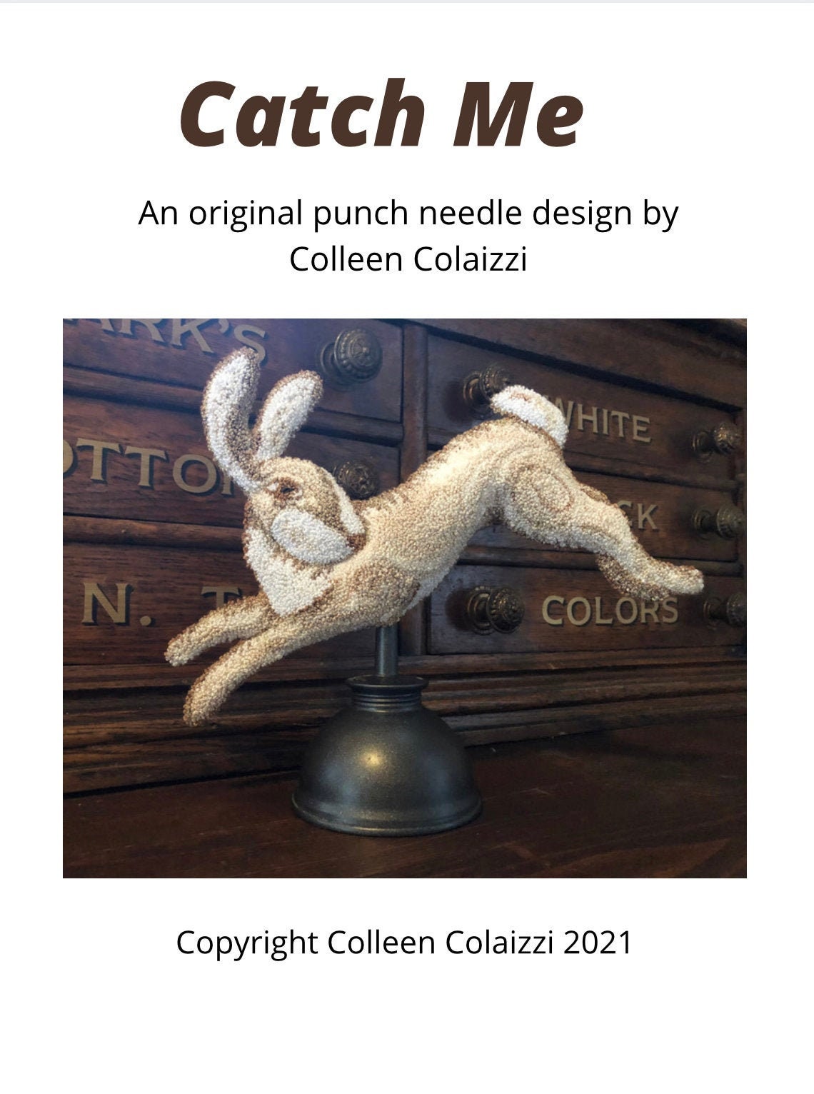 Catch Me - 3D Punch Needle Pattern - Etsy