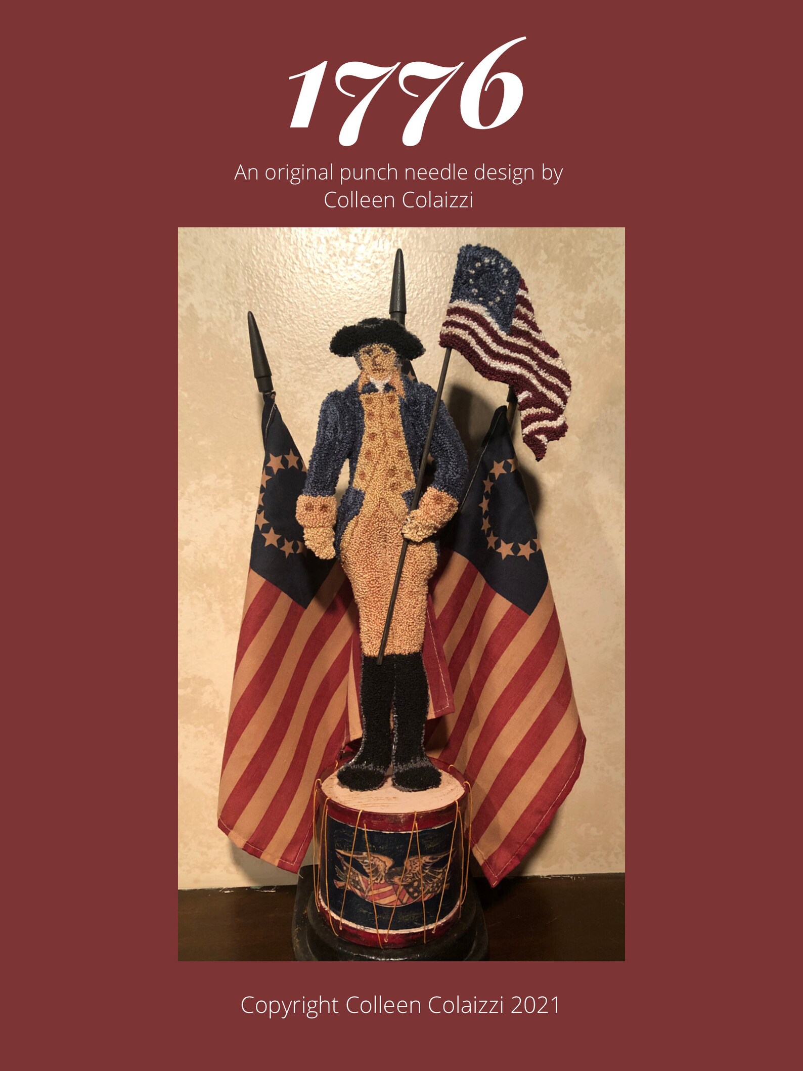 1776 3D Punch Needle Pattern - Etsy