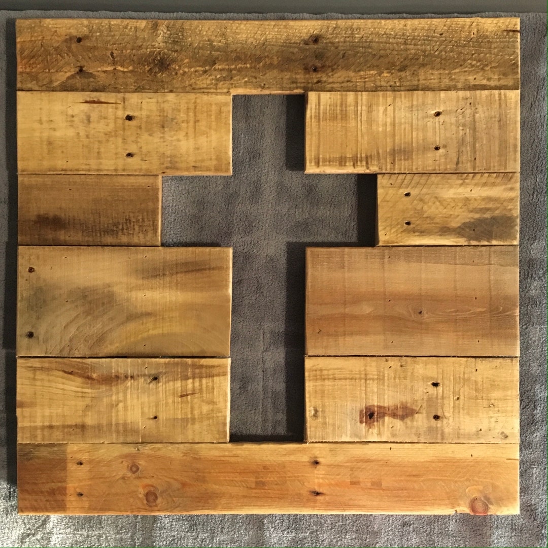 Cross Pallet Sign - Etsy