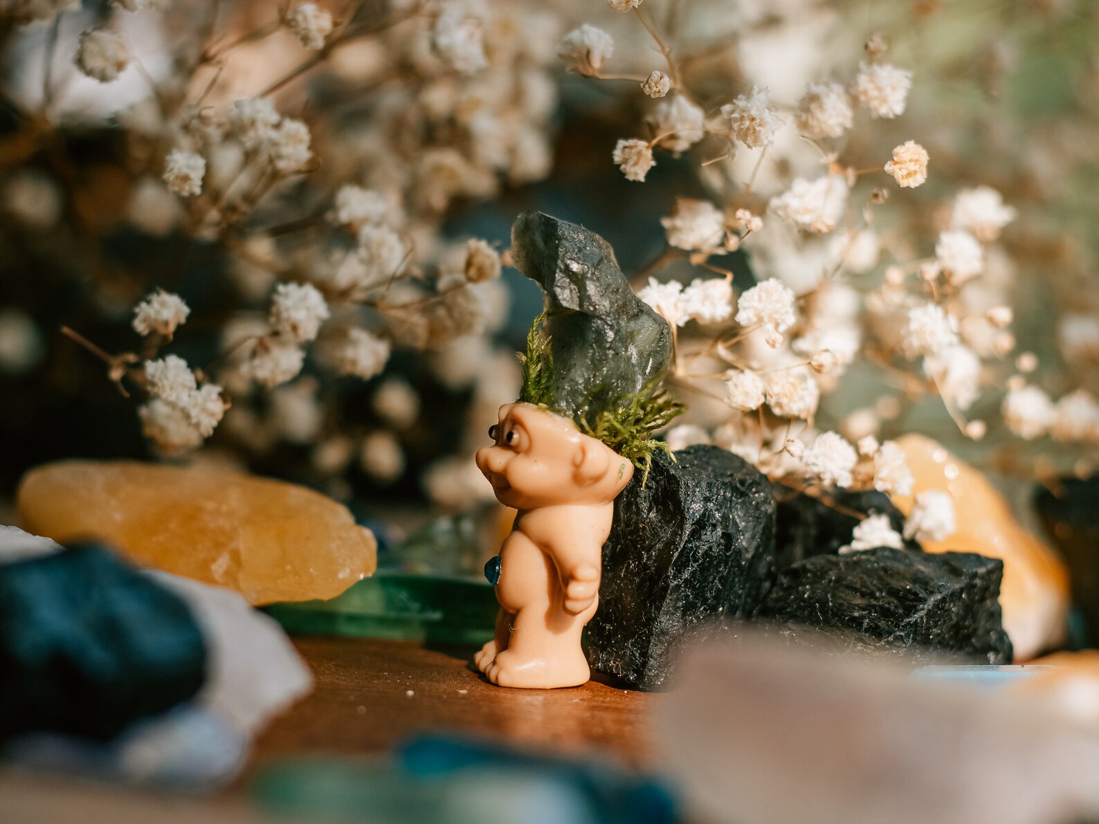 Mini Labradorite Troll Crystal Troll Crystal Accessories - Etsy