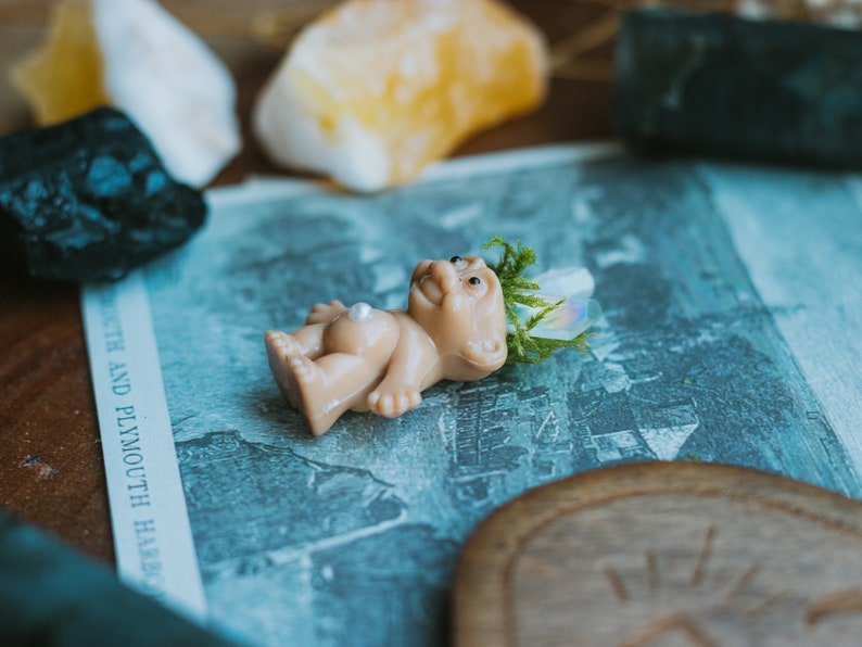 Mini Angel Aura Quartz Troll Crystal Troll Crystal Decor - Etsy