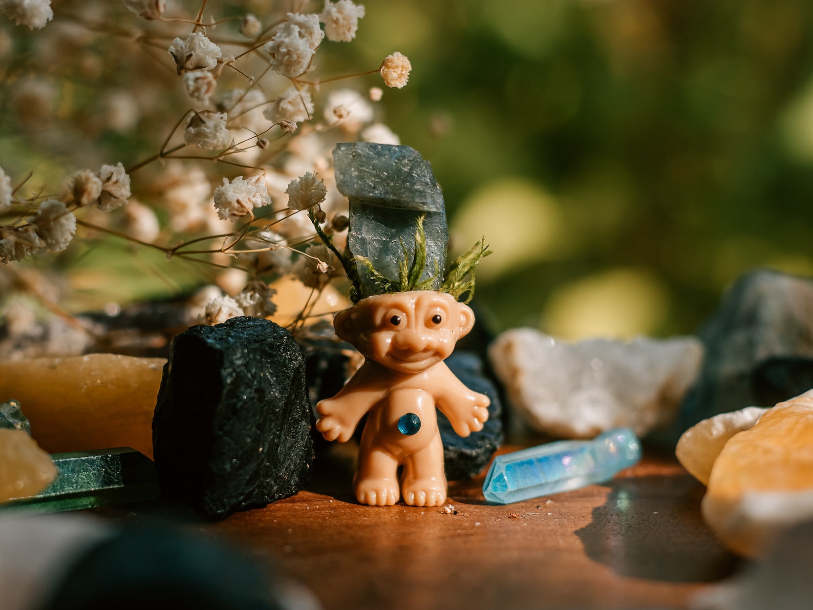 Mini Labradorite Troll Crystal Troll Crystal Accessories - Etsy