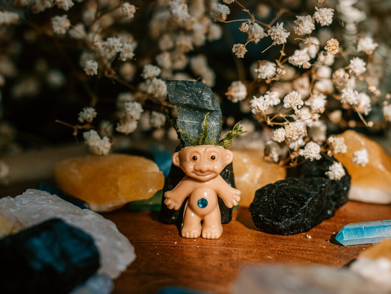 Mini Labradorite Troll Crystal Troll Crystal Accessories - Etsy