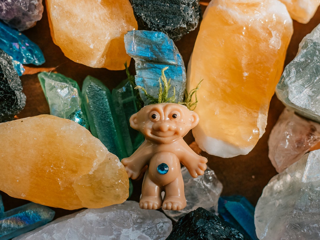 Mini Labradorite Troll Crystal Troll Crystal Accessories Crystal Decor ...
