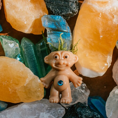 Mini Labradorite Troll Crystal Troll Crystal Accessories - Etsy
