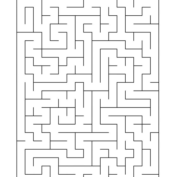 20 Easy Printable Mazes for Kids Games - Etsy