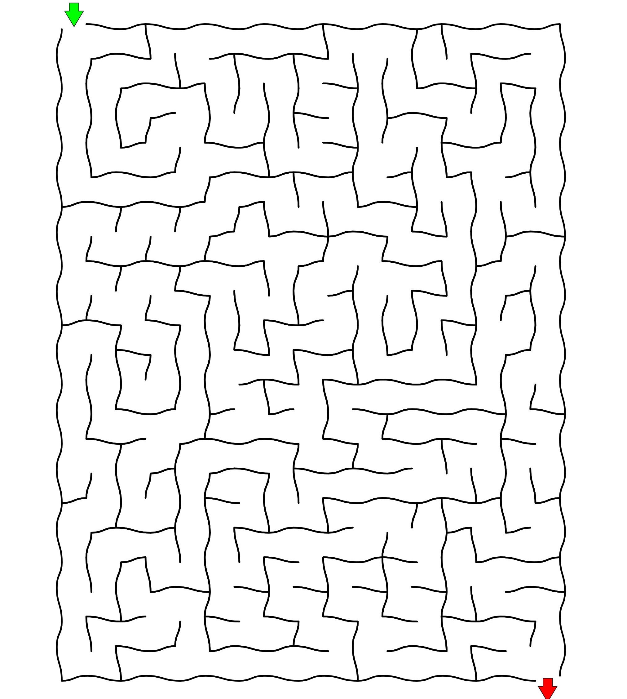 20 Easy Printable Maze Games for Kids - Etsy