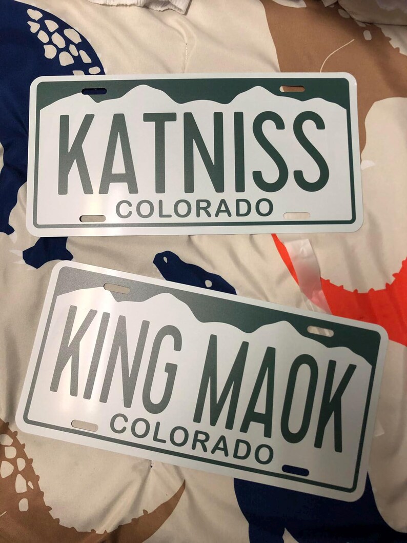 Custom State License Plate - Personalized 50 States Sign for Car, Room ...