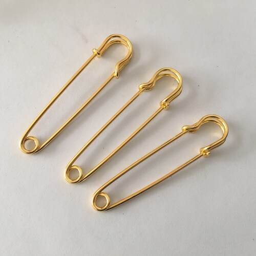 10pcs Extra Large Gold Strong Heavy Duty Safety Pins Craft - Etsy